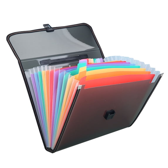 PTOOTP Expandable File Folder, Assorted Colors, PP Material for ...