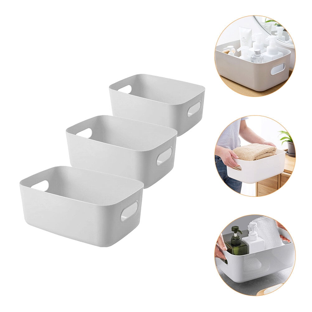 MLINS Organizing Storage Box Three-Piece Set Medium Containers Boxes ...