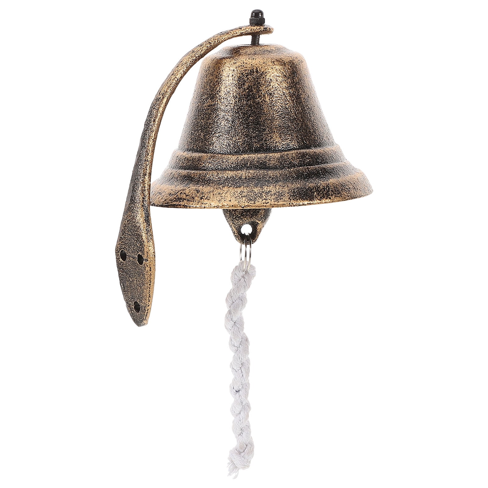 MLINS Outdoor Bell Indoor Dinner Wall Mounted Door Bell Cast Iron Bell ...