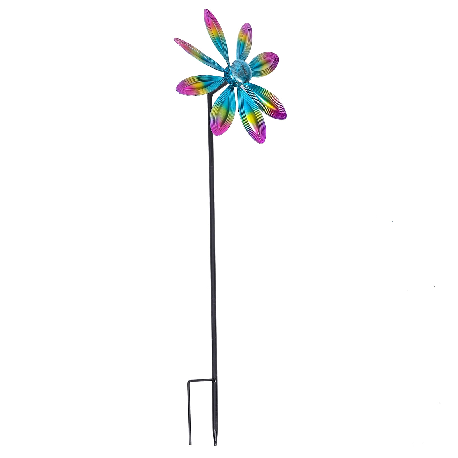 MLINS Outdoor Metal Wind Spinner Pinwheel Windmill Party Pinwheel Wind ...