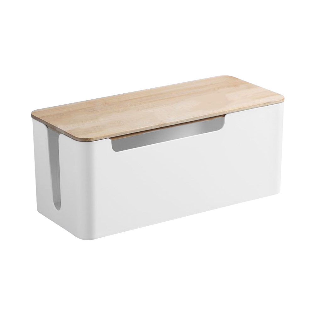 MLINS Outlet Cord Terminal Block Organizer Anti-dust Wires Storage Box ...