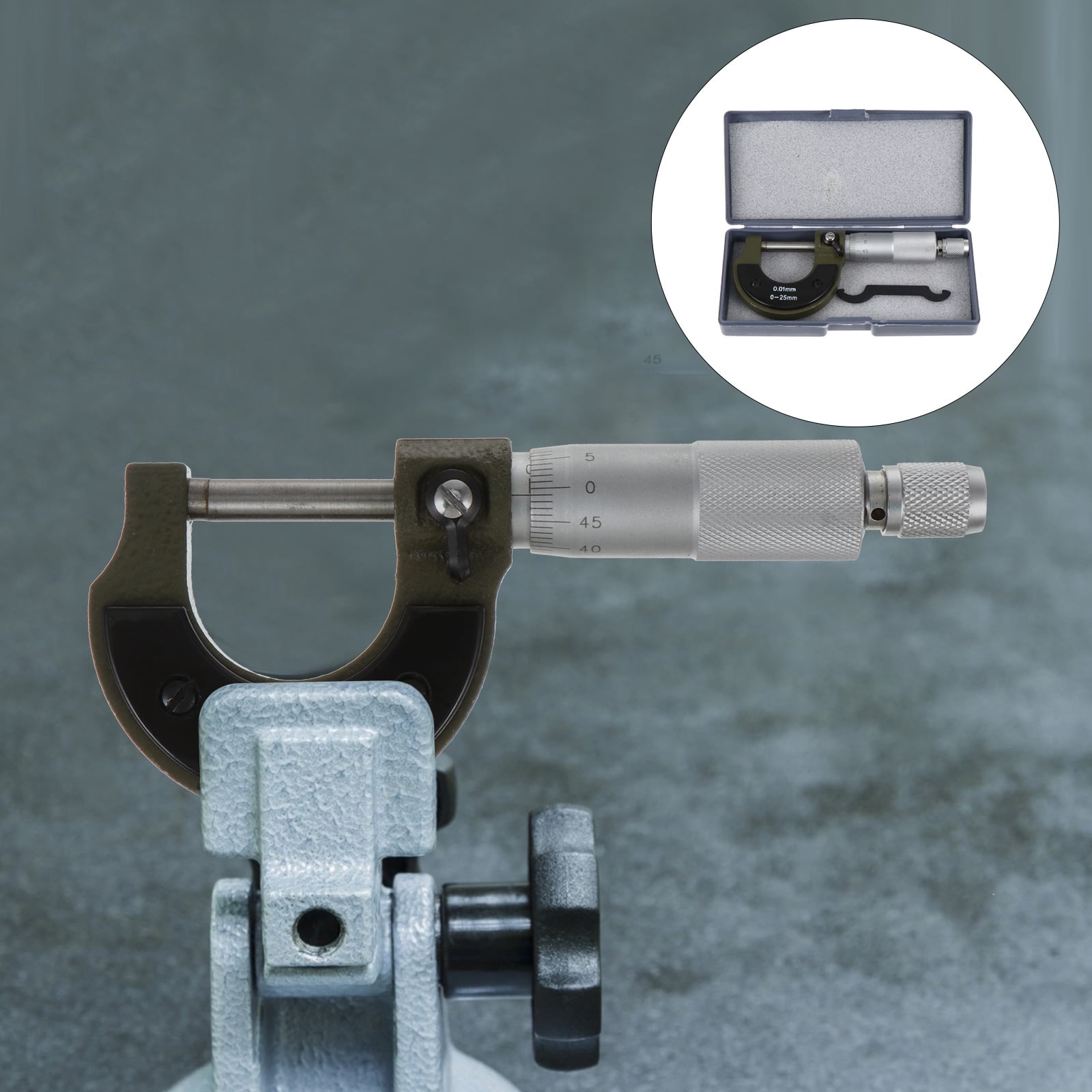 MLINS Outside Micrometer for Measuring Use with Fixed Handle and ...