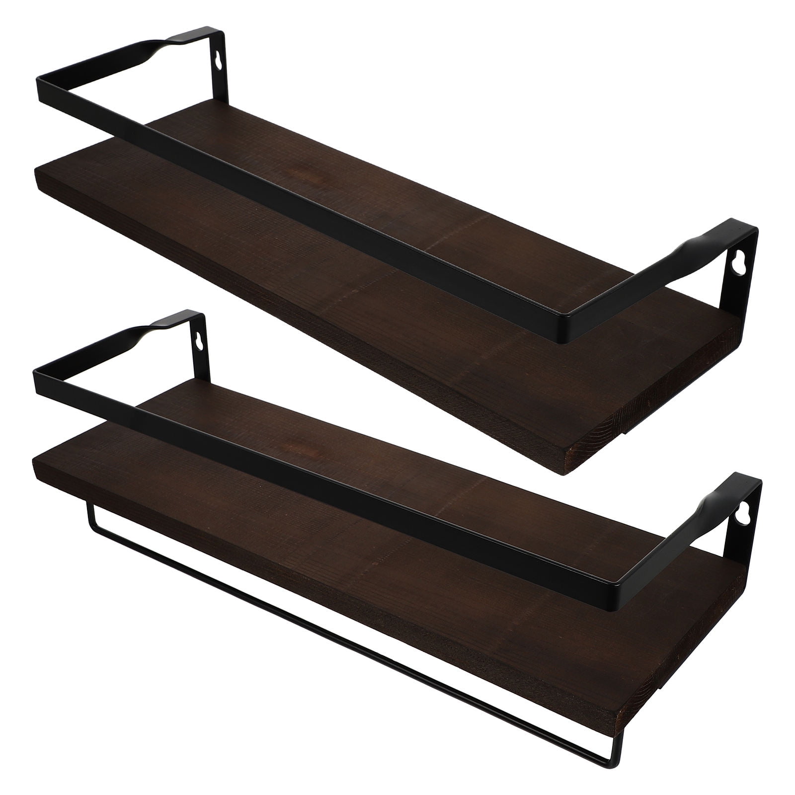 MLINS Over-the-toilet Storage Wall Mounted Shelves Rack Set of 2 Hotel ...