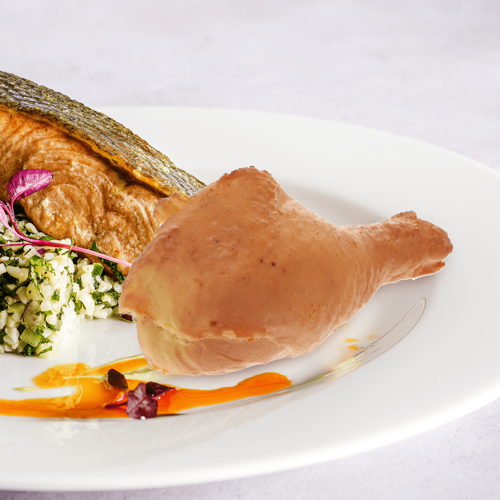 MLINS PVC Fake Fried Chicken Leg Model 1Pack for Kids and Adults ...