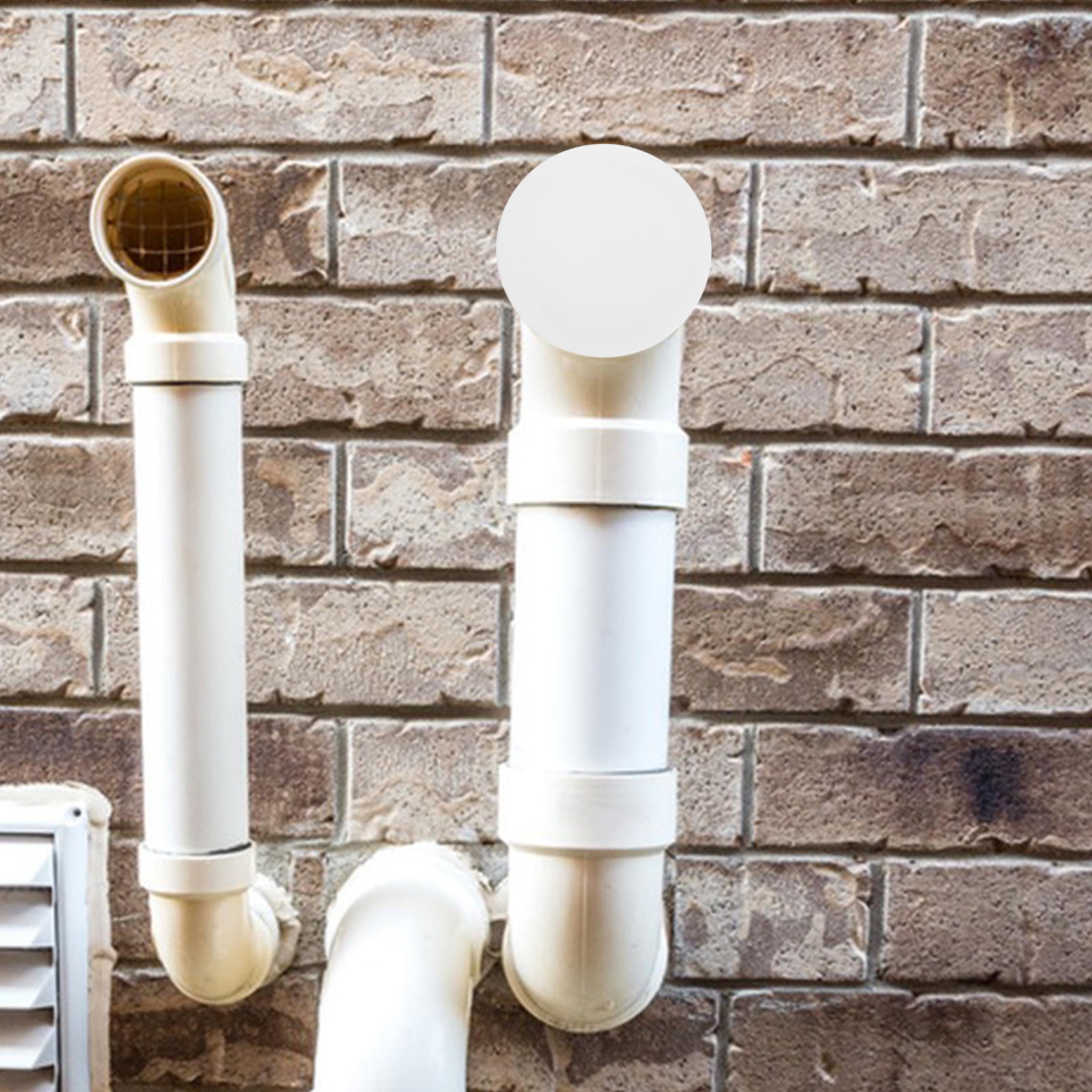 MLINS PVC Pipe End Cap Pipe End Stopper for Steel and Plastic Pipes ...