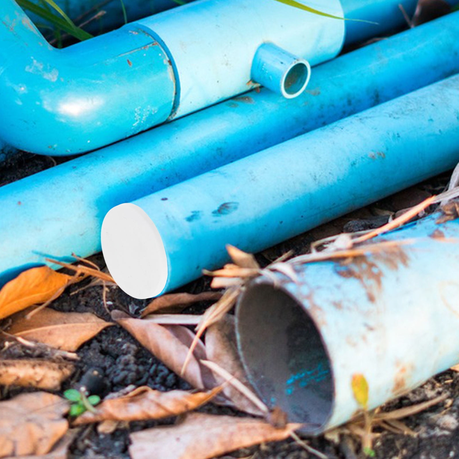 MLINS PVC Pipe End Cap Plug Simple to Install Pipe End Cap for ...
