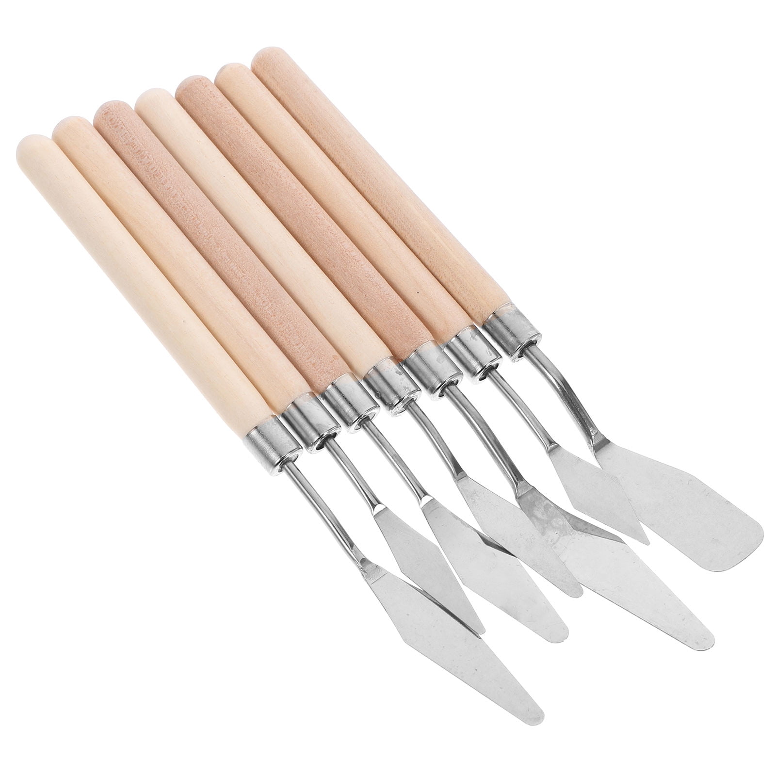 MLINS Palette Knives Set 7 Pcs In 1 Set Stainless Steel Spatula Palette ...