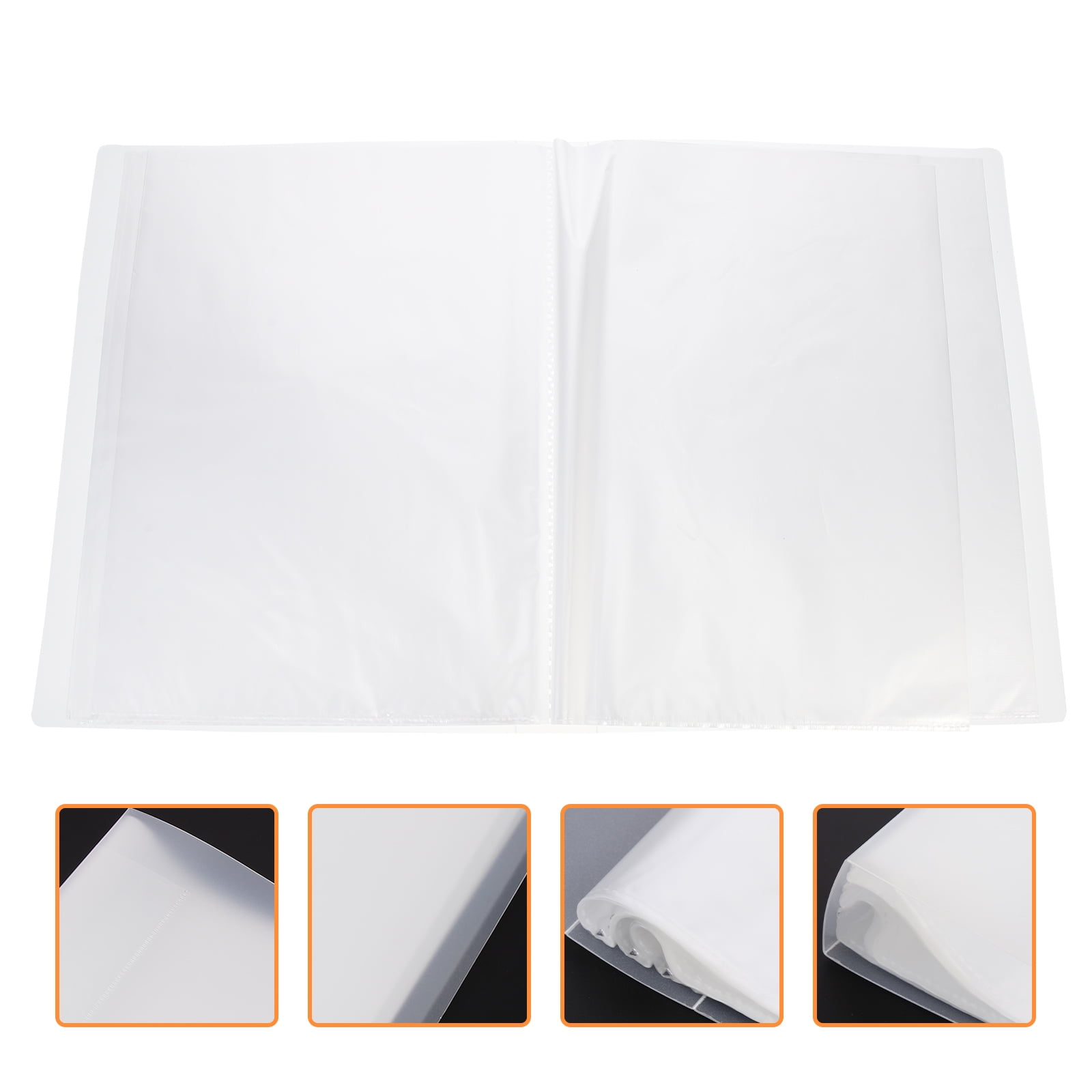 MLINS Paper Organizer Folder Transparent Folders for Documents ...