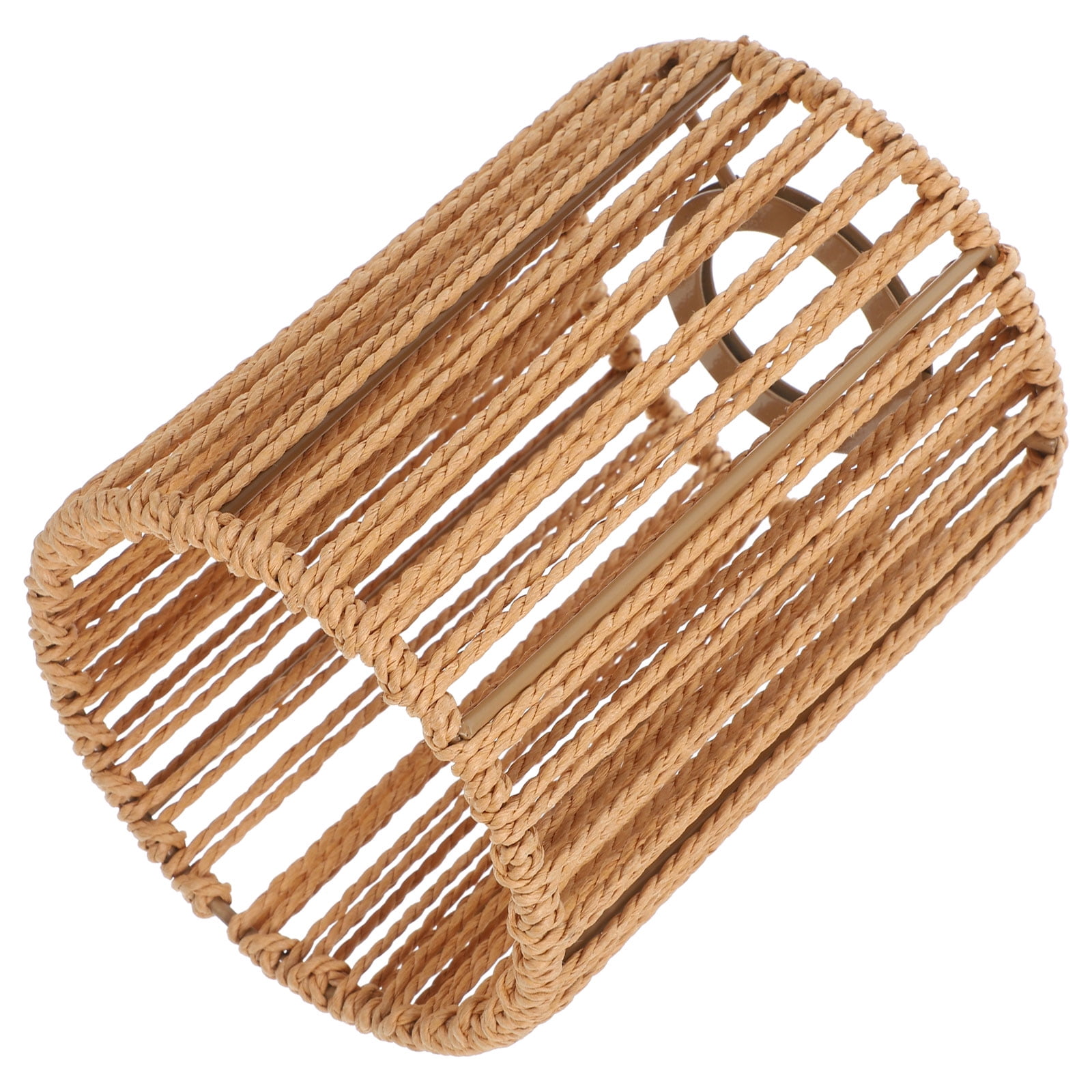 MLINS Paper Rope Lampshade Hanging Lamp Cover Rustic Pendant Light ...