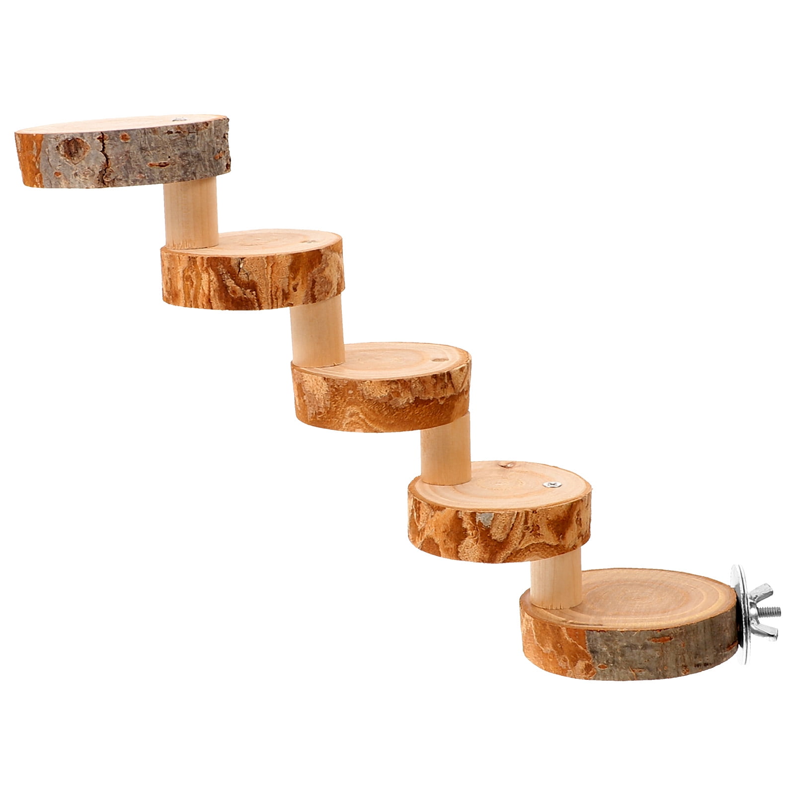 MLINS Parrot Ladder Wooden Bird Ladder Bird Cage Ladder Parrot Claw ...