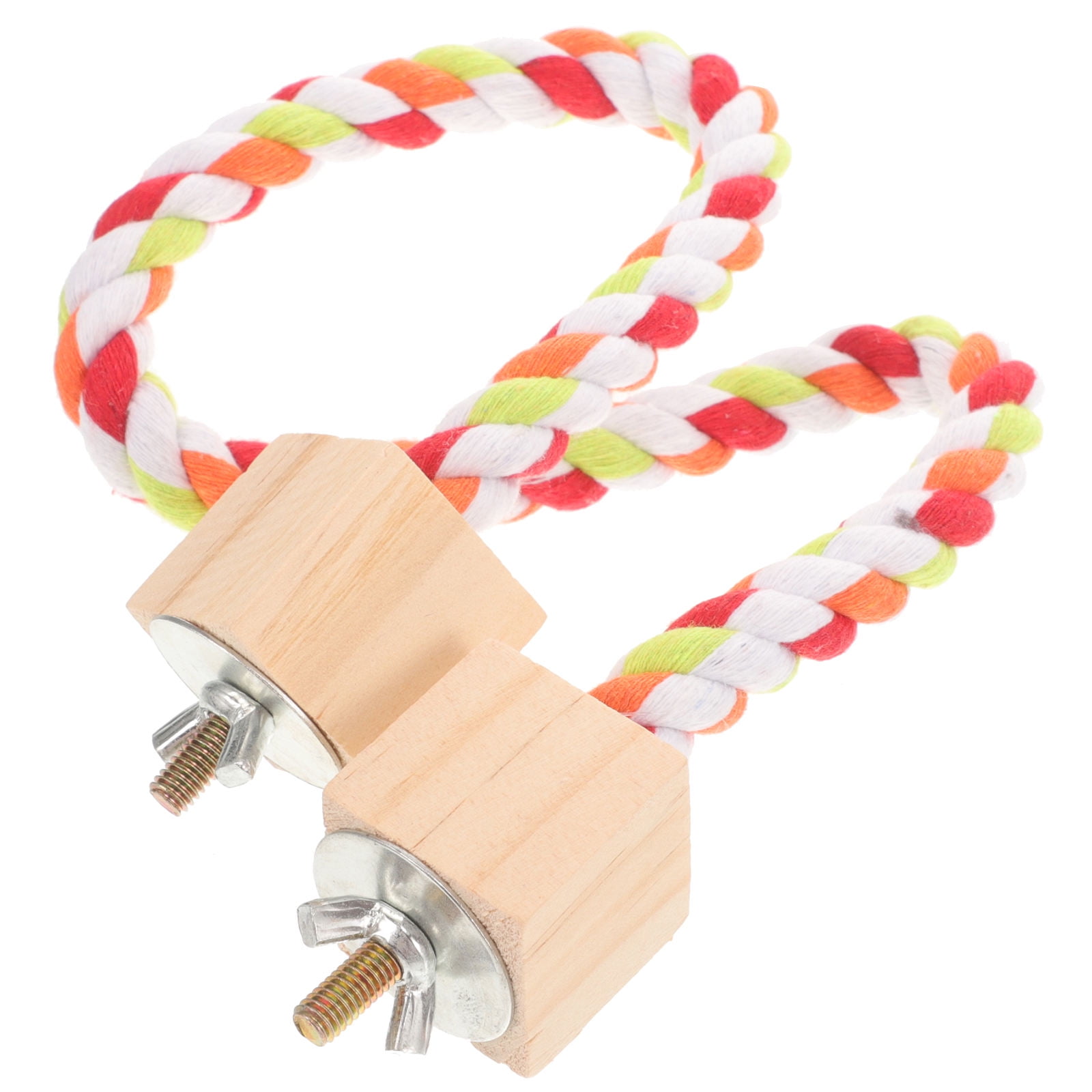 MLINS Parrot Standing Cotton Rope Birds Climbing Rope Accessories Bird ...