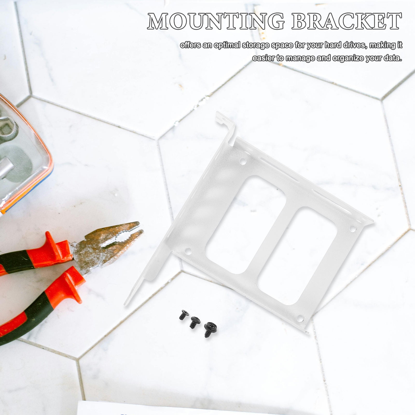 MLINS Pci Slot Hard Drive Mount Tray Metal Rear Panel Brackets for ...