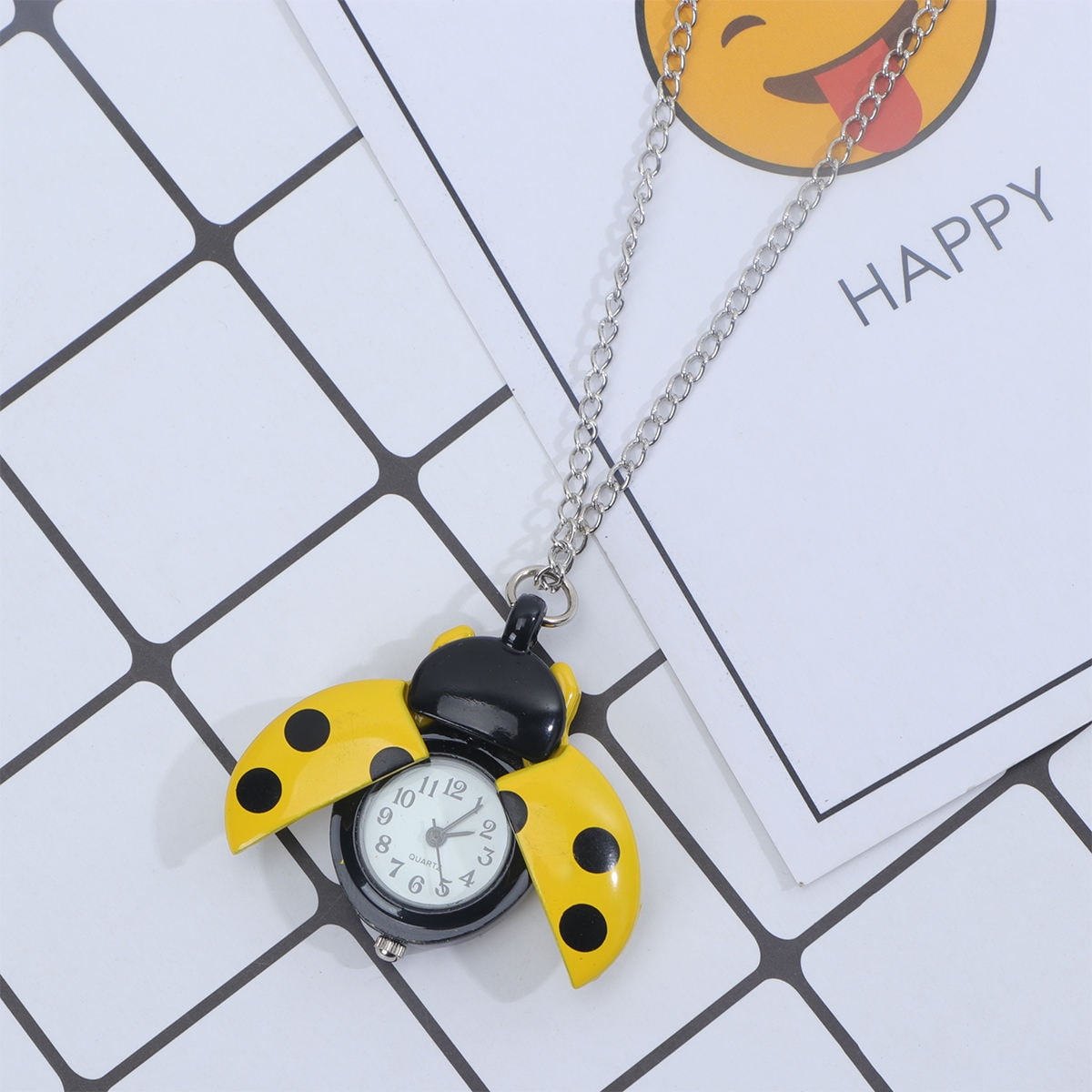 MLINS Peaky Seven Star Ladybug Pocket Watch Ladybug Shape Pocket Watch ...