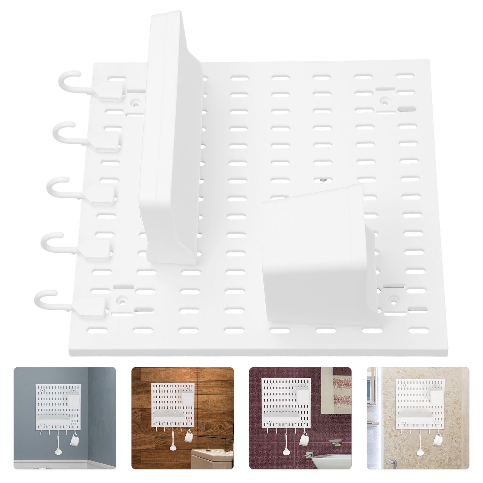 MLINS Peg Board Panel Pegboard Wall Organizer Finishing Office ...