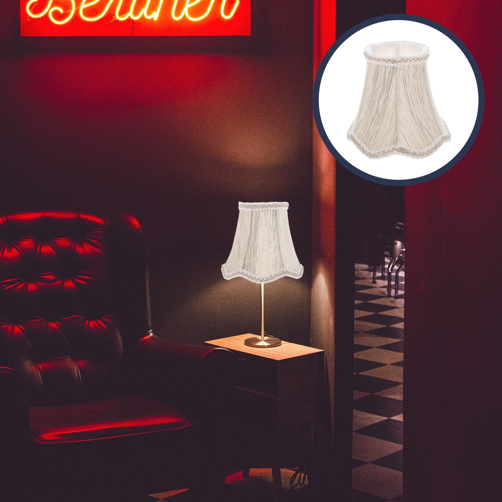 MLINS Pendant Lamp Shade Fabric Light Bulb Cover Wall Lamp Shade ...