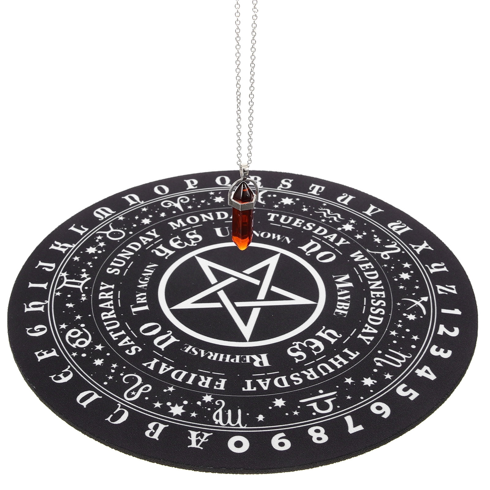 MLINS Pentagram Pad Pendulum Yes No Board Spinning Top Mouse Mat Number ...