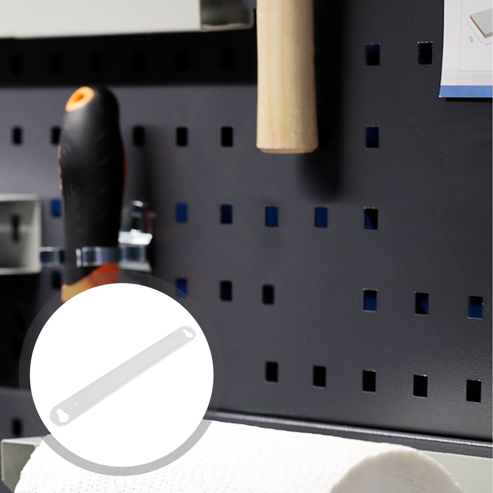 MLINS Perfboard Brackets Pegboard Shelves Shelf Gaming Room Wall ...