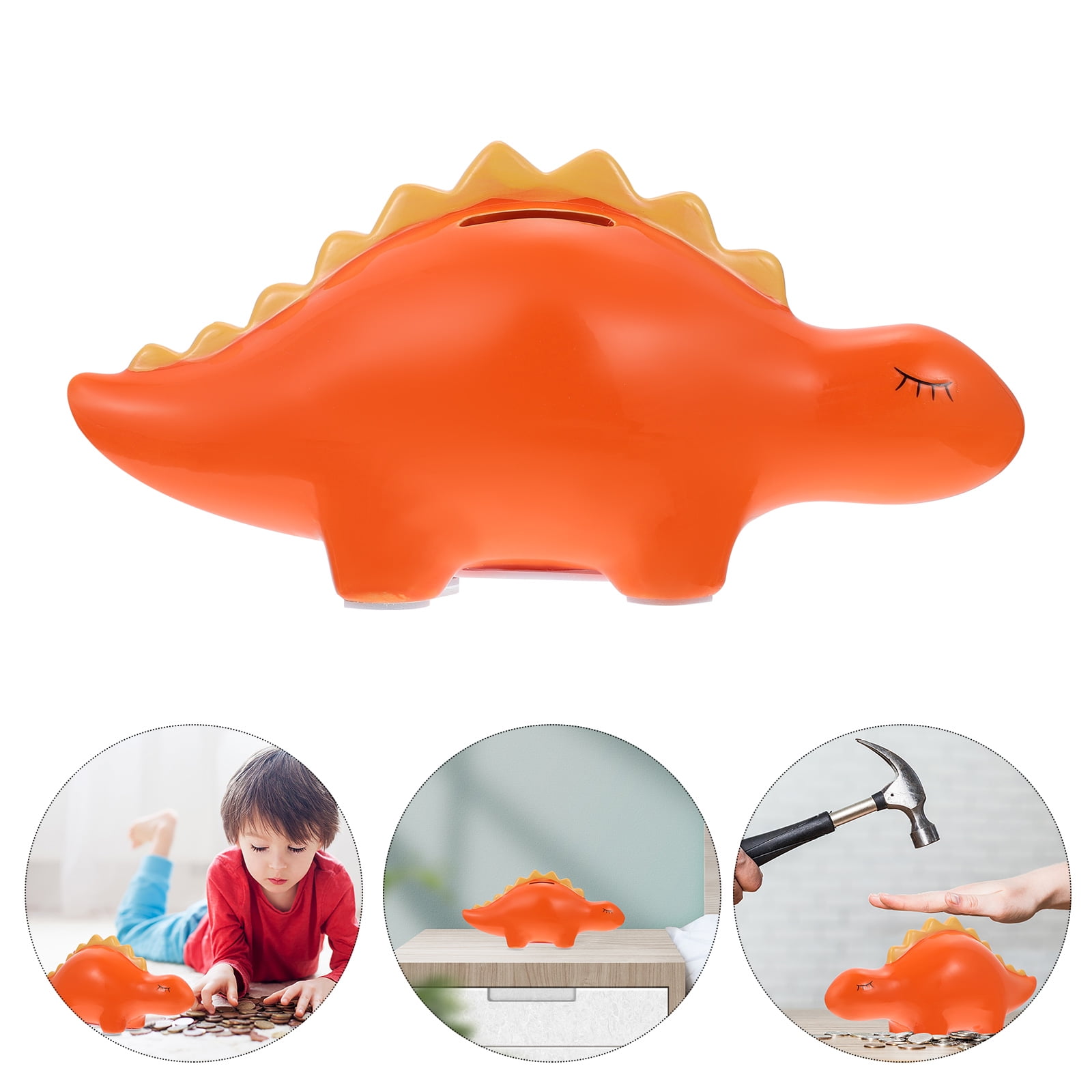 MLINS Piggy Banks for Kids Cartoon Dinosaur Money Coin Box - Walmart.com