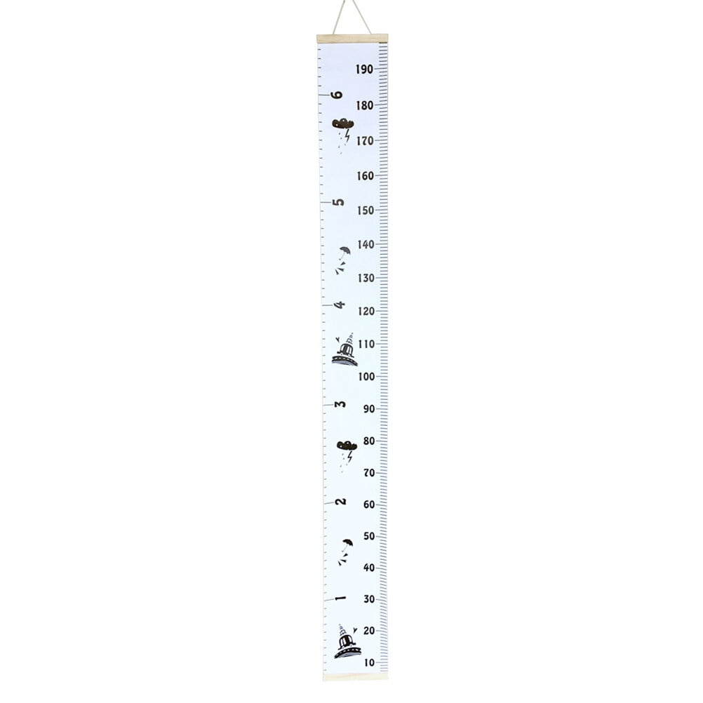 MLINS Pine Wood Height Measurement Ruler Growth Chart for Kids ...