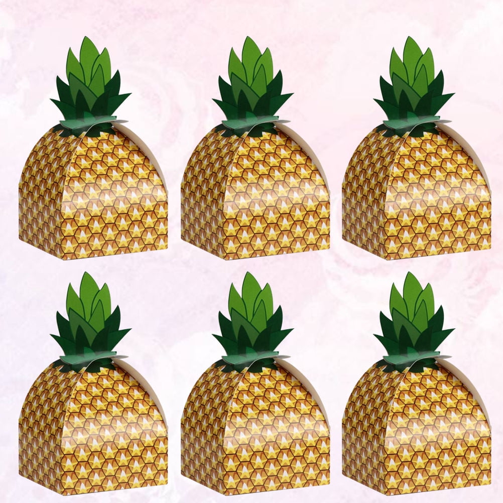 MLINS Pineapple Shaped Paper Candy Boxes Eco Friendly Multi Color for ...