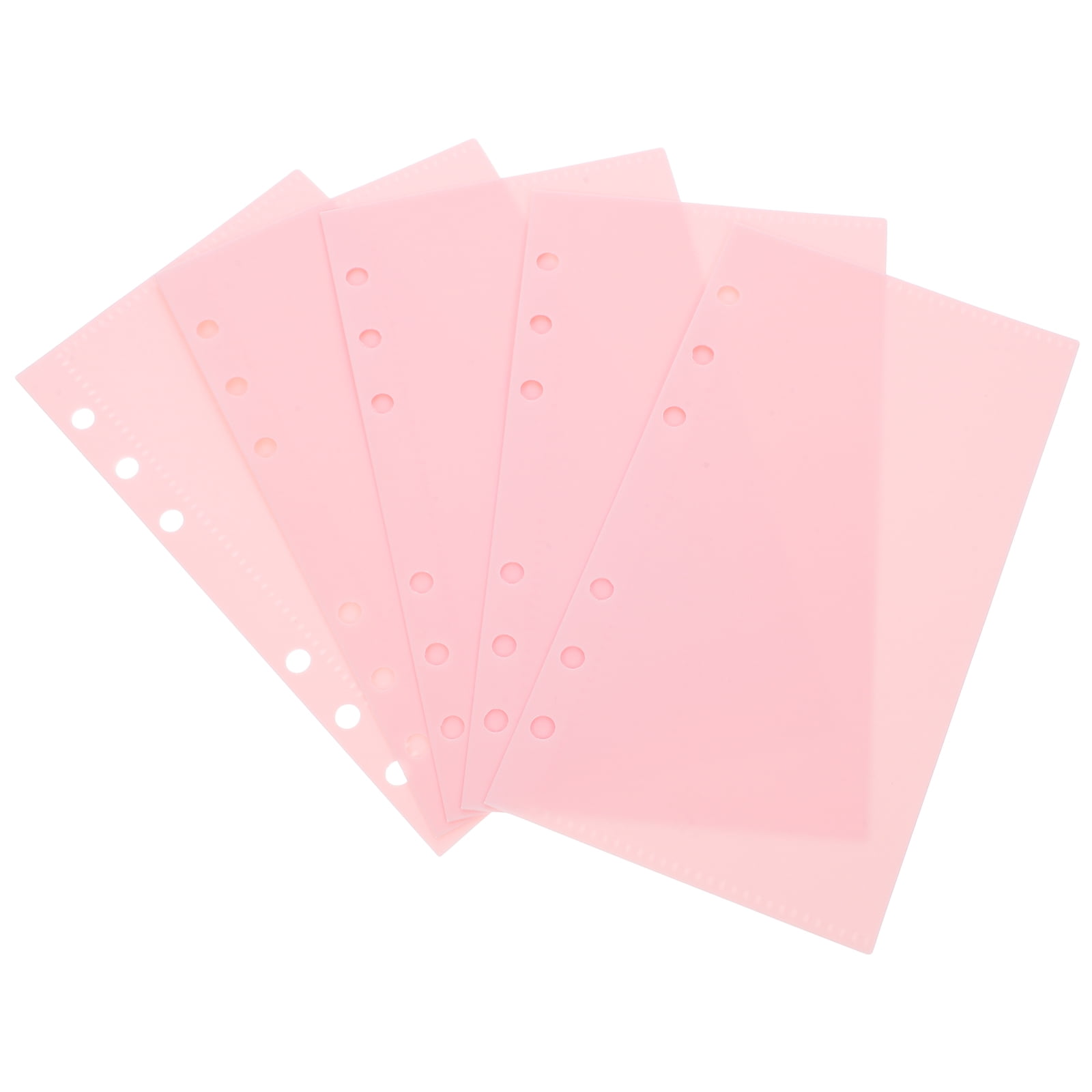MLINS Pink Budget Binder Dividers with PP Material for Office Use 5 ...