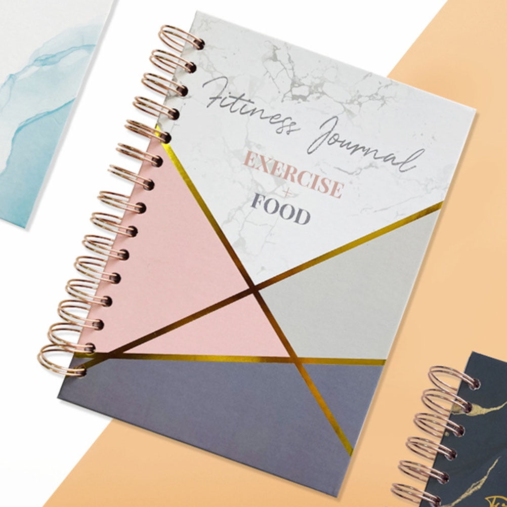 MLINS Pink Fitness Schedule Notepad for Writing, Lightweight Coil ...