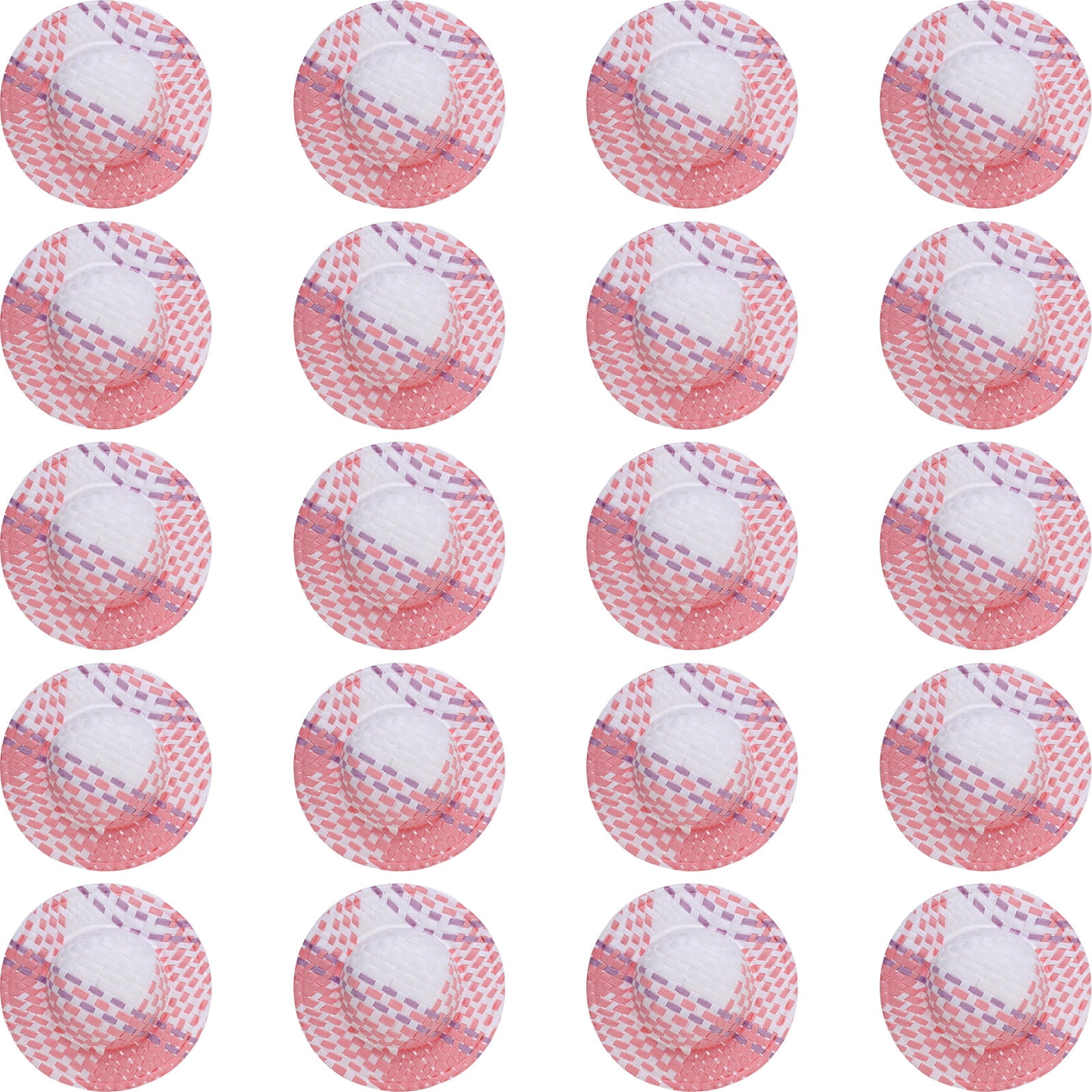 GAXIRE Mini Hats Simple Style Pink 20Pack 2.0In - Walmart.com