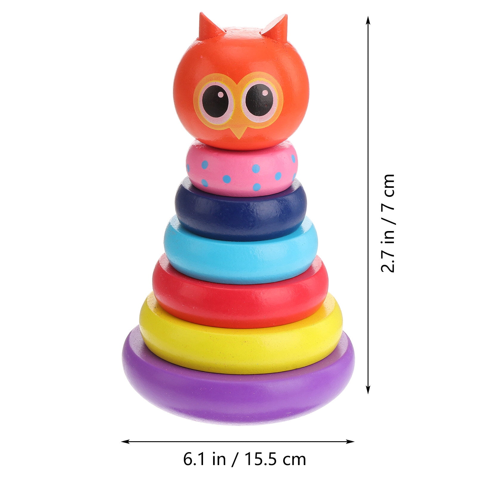 MLINS Pink Plastic Stacking Toy for Kids to with Hand Eye Coordination ...