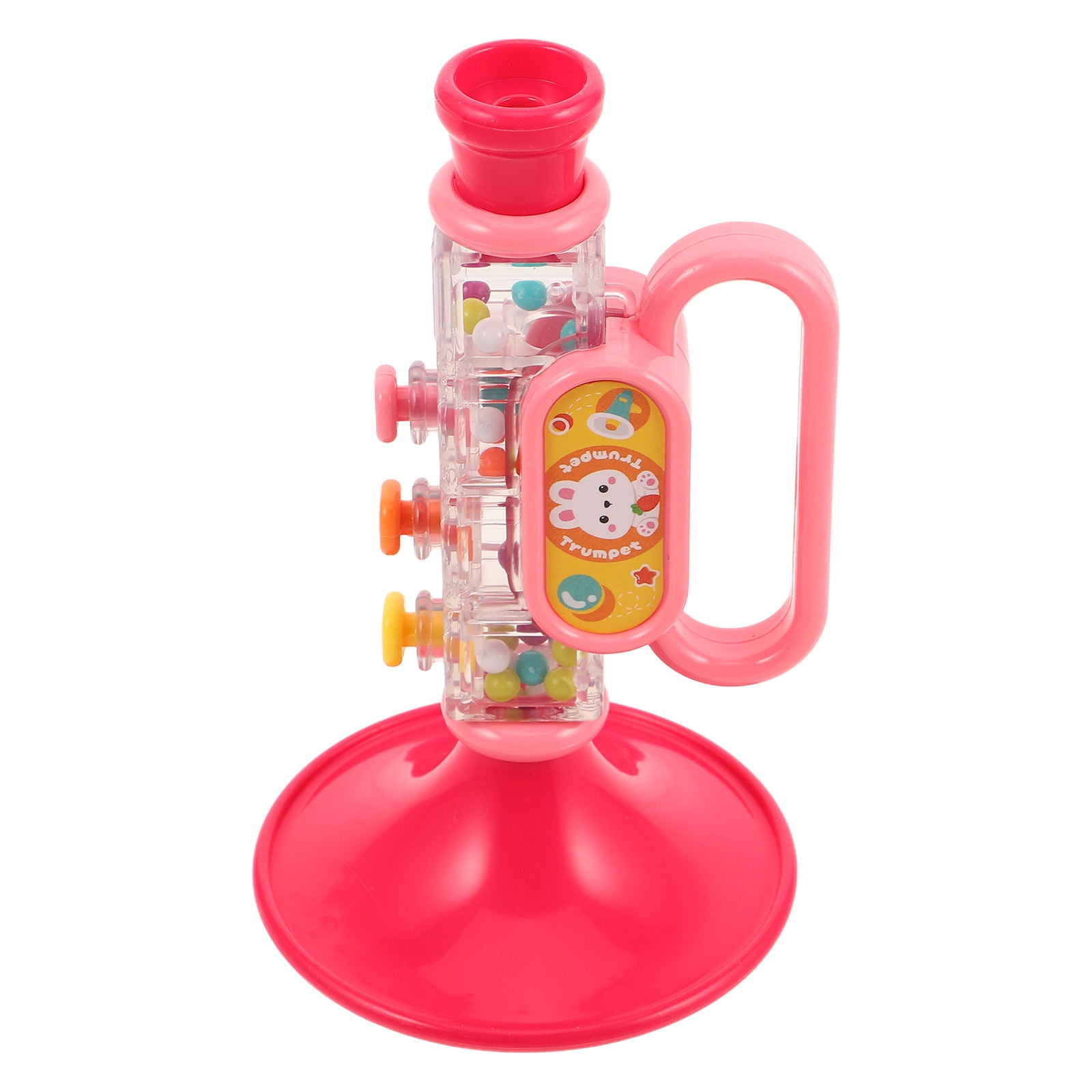 MLINS Pink Plastic Toddler Toy Trumpet for Early Music Education Cute ...