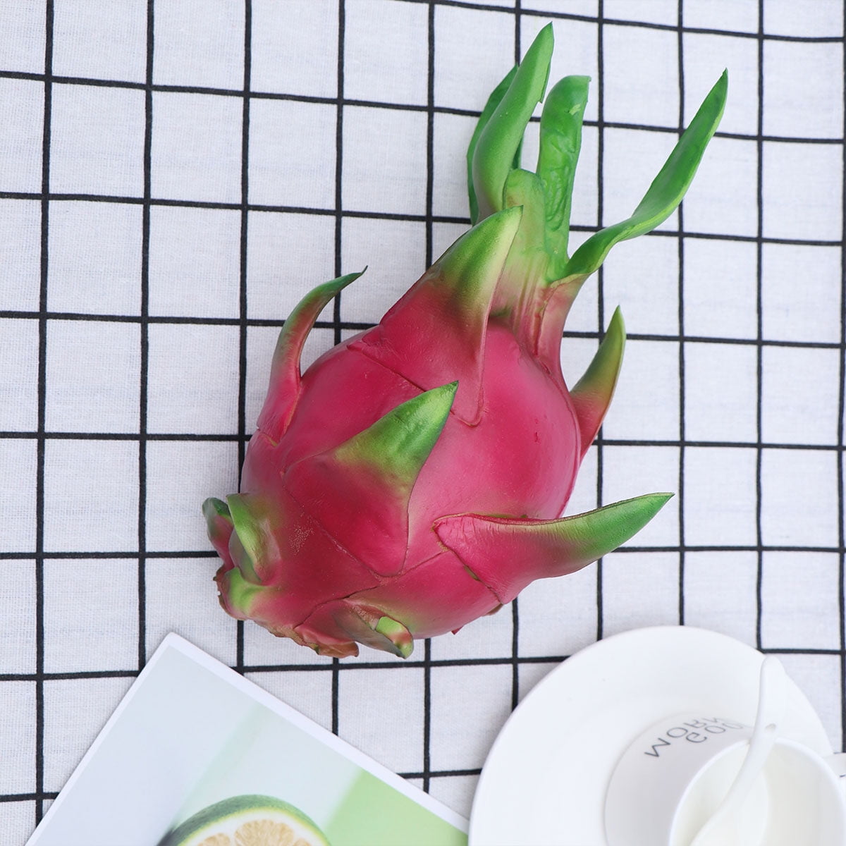 MLINS Pink Simulation Dragon Fruit Model for Photography and Teaching ...