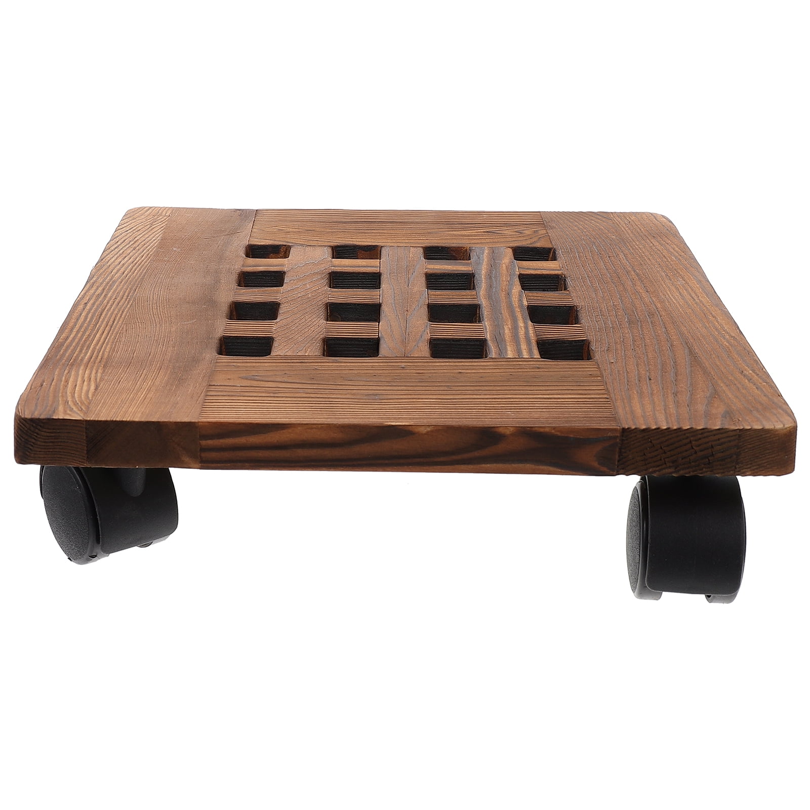 MLINS Plant Rack Flower Pot Tray with Wheels Flowerpot Roller Brakes ...