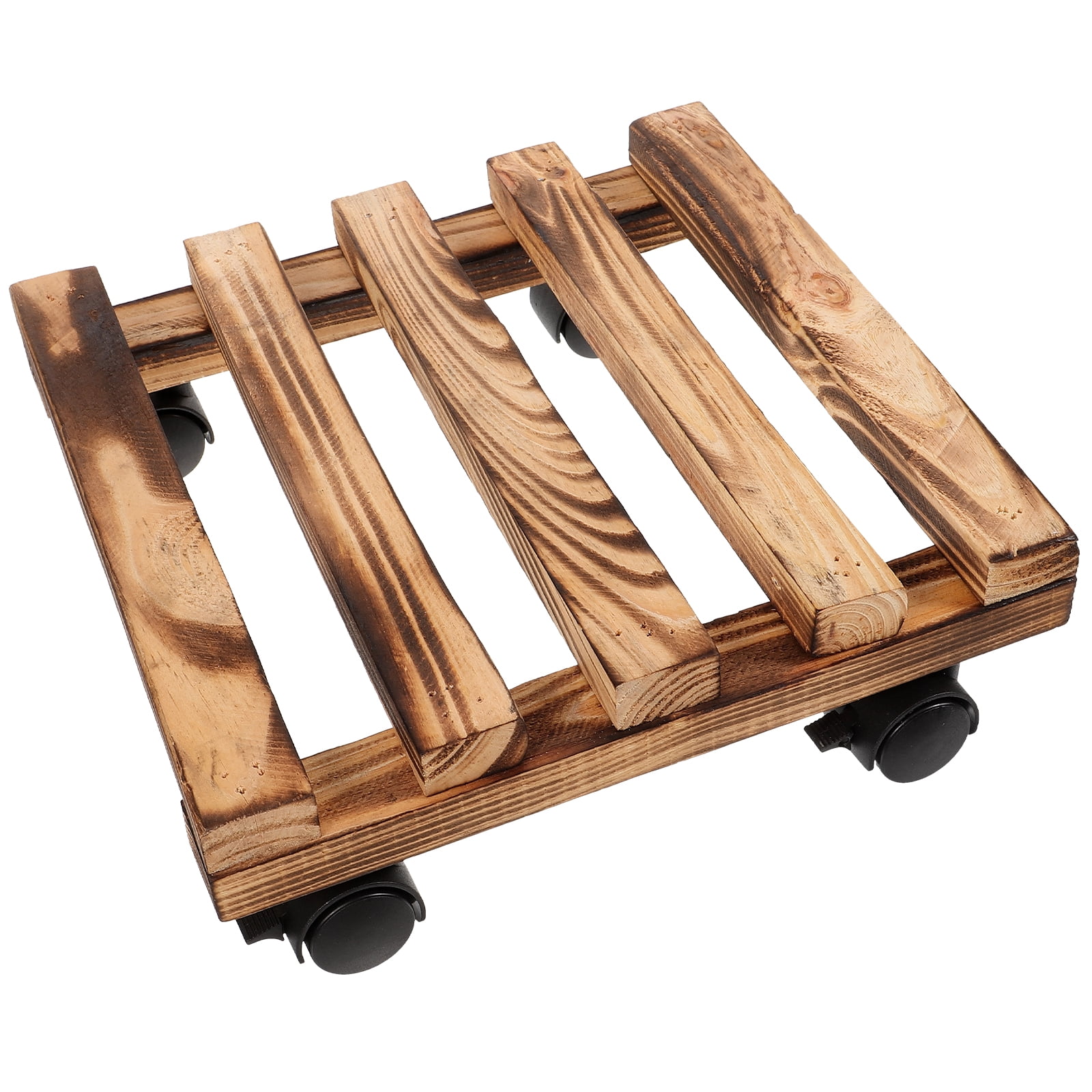 MLINS Plant Shelf Flowerpot Stand Square Planter Rotating Tray Turners ...