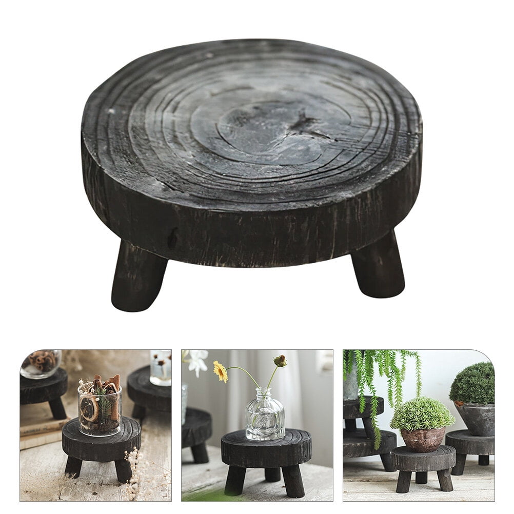 MLINS Plant Stand Indoor Solid Wood Pallet Versatile Tray Tea Cup ...