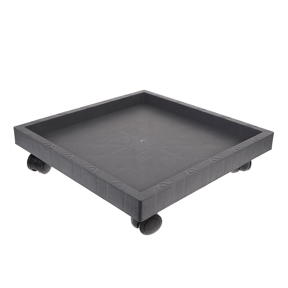 MLINS Plant Tray Plant Holder with Wheels Flowerpot Movement Tray ...