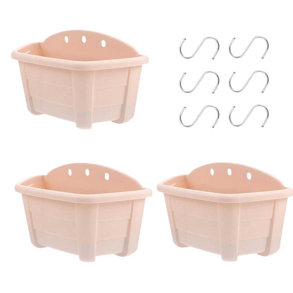 MLINS Planter Wall Mounted Semicircle Flower Pot Succulents Semi ...