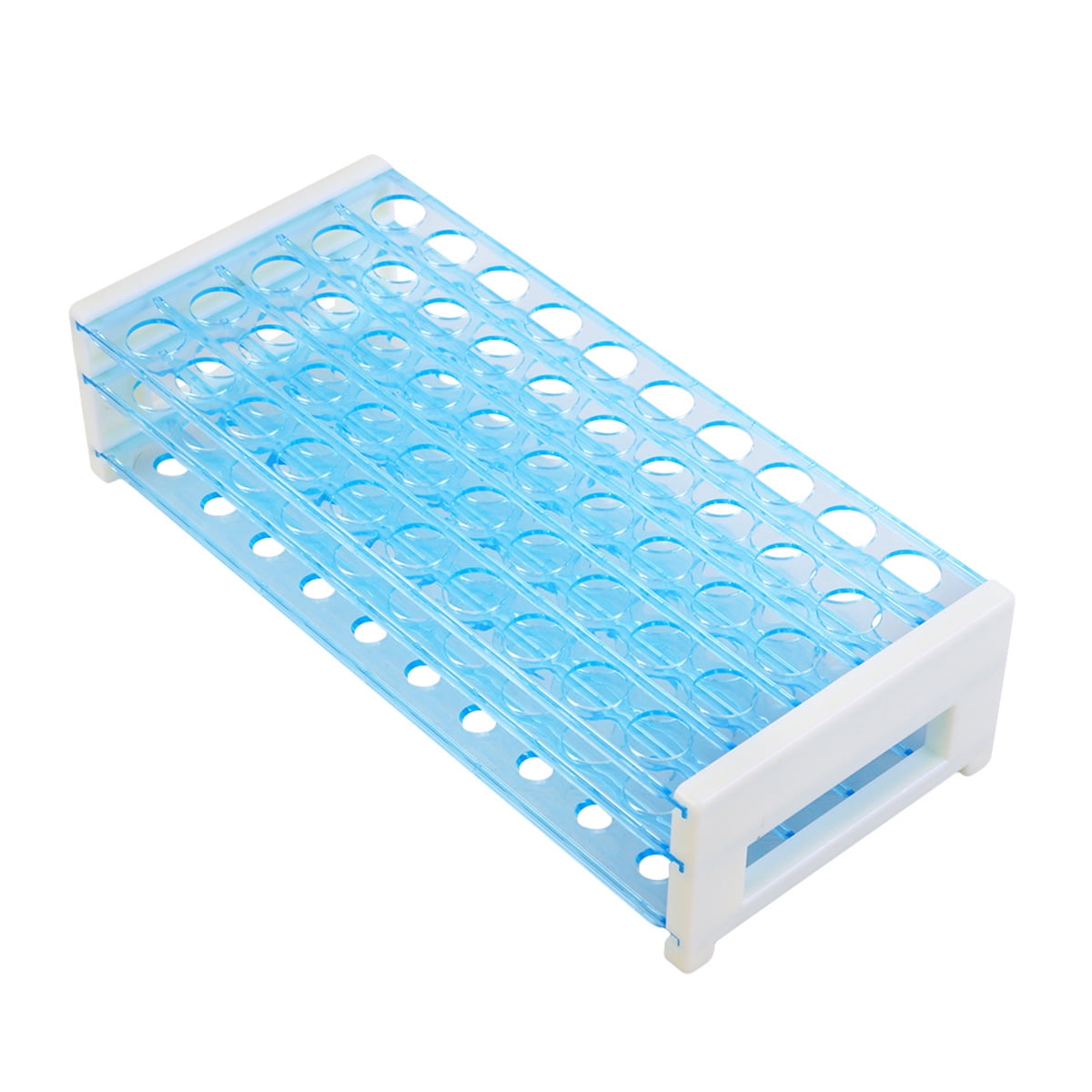 MLINS Plastic 15mm/50 Vents 3 Layers Test Tube Rack Holder Stand School ...