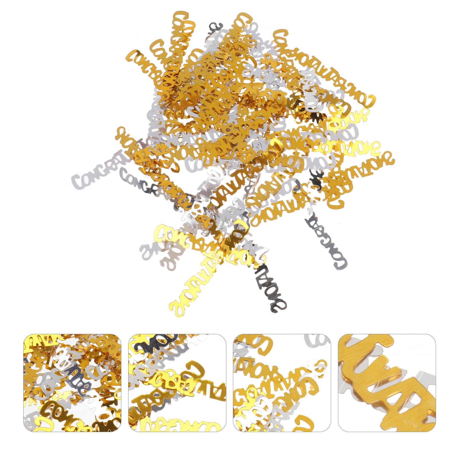 MLINS Plastic Black Confetti for Graduation Party Supplies Creates ...