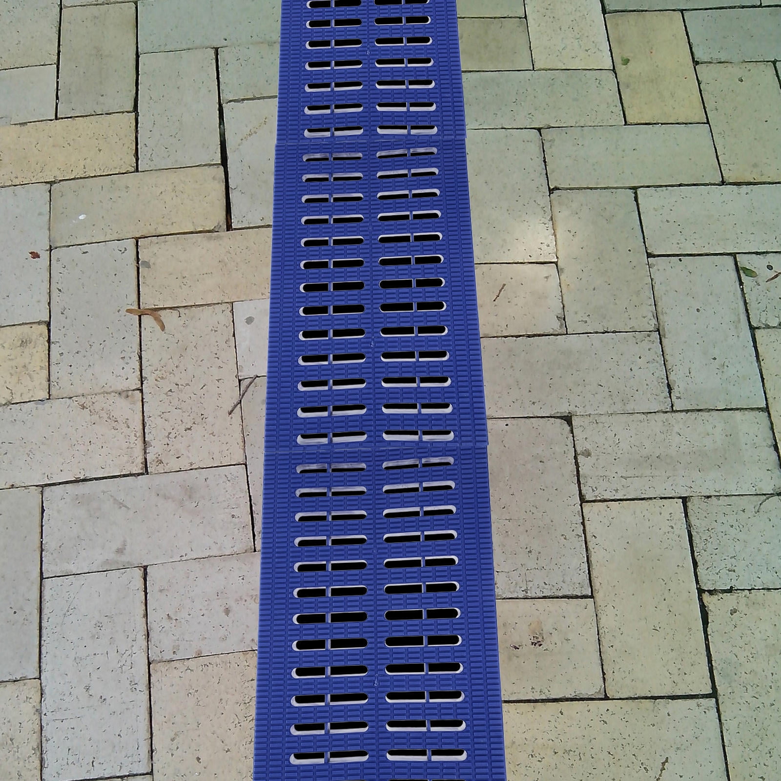 MLINS Plastic Channel Drain Cover 20x30.5x2.4cm Emitter Sewer Cover ...