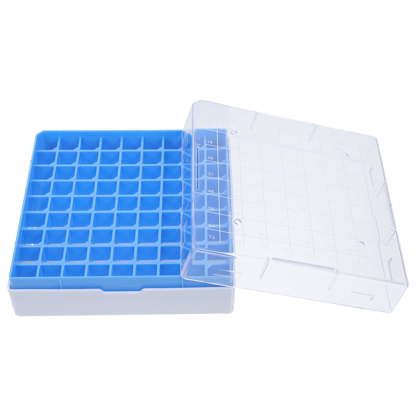 MLINS Plastic Cryovial Storage Box for Home Use with Multicompartment ...