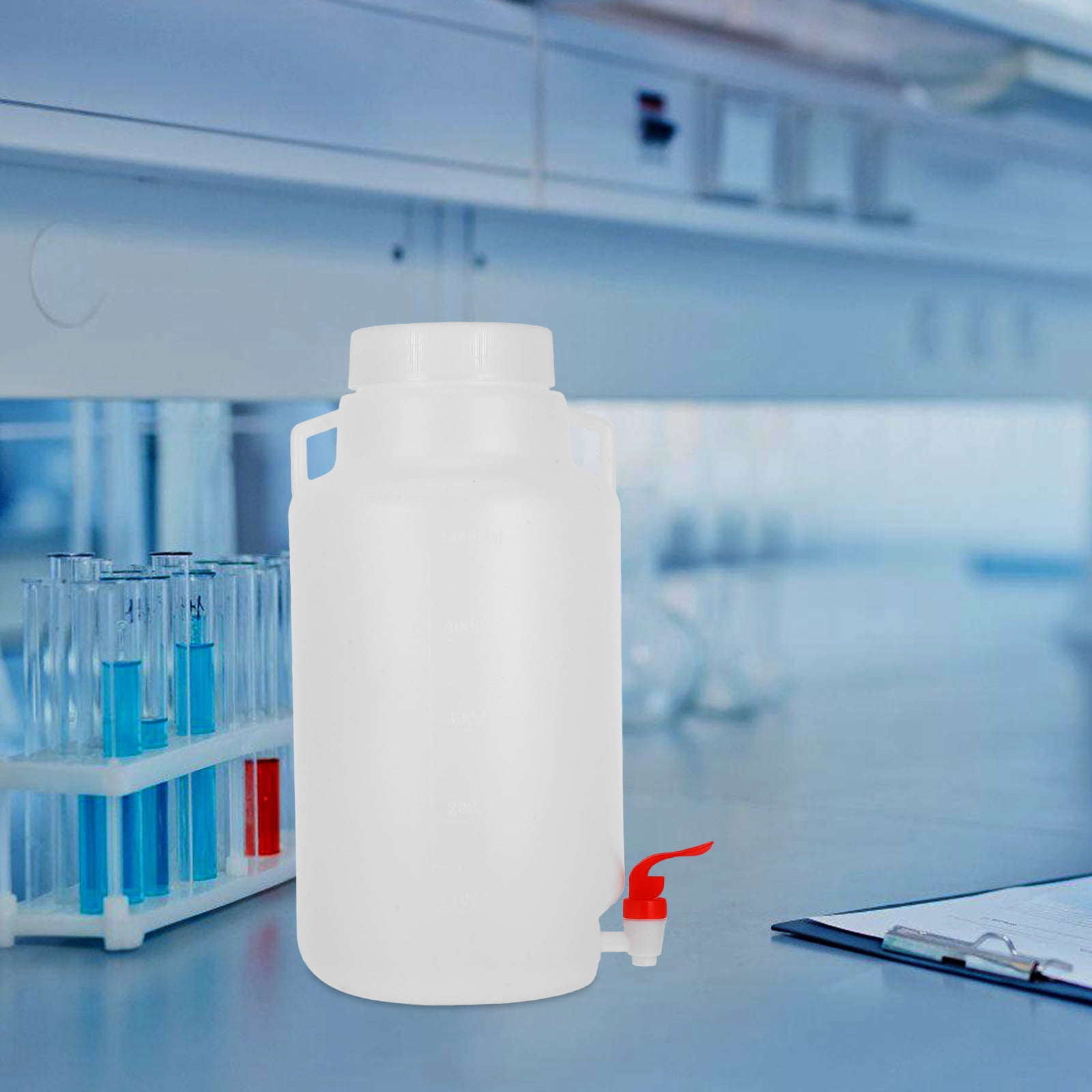 MLINS Plastic Dispensing Bottle Spigot Bottle Laboratory Reagent Bottle ...