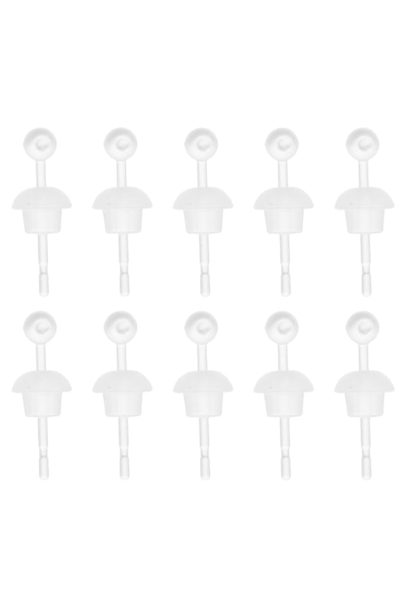 Plastic Clear Earrings