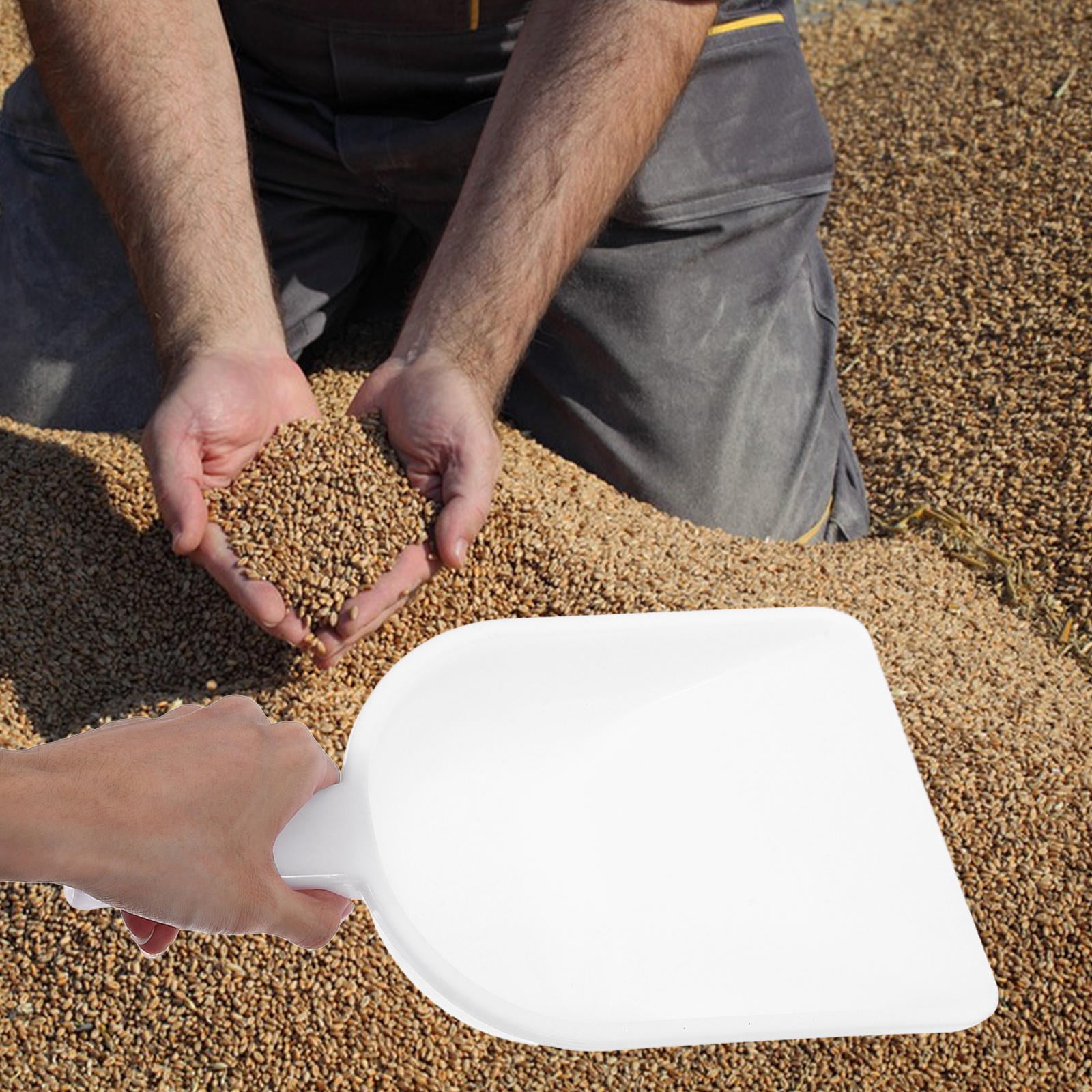 MLINS Plastic Feeding Shovel Garden Shovel Multi-function Poultry Food ...