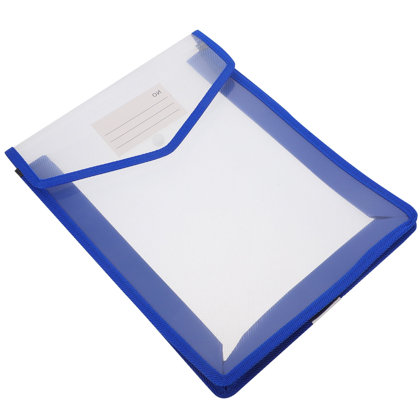 MLINS Plastic File Holder Documents Folder With Snap Closure Waterproof ...