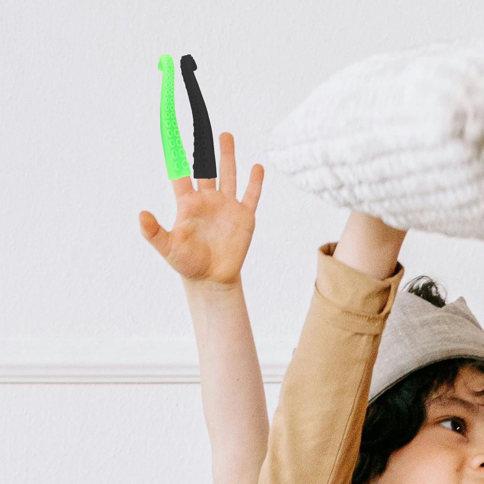 MLINS Plastic Fingertip Toy Octopus Tentacle Finger Puppets for Kids ...