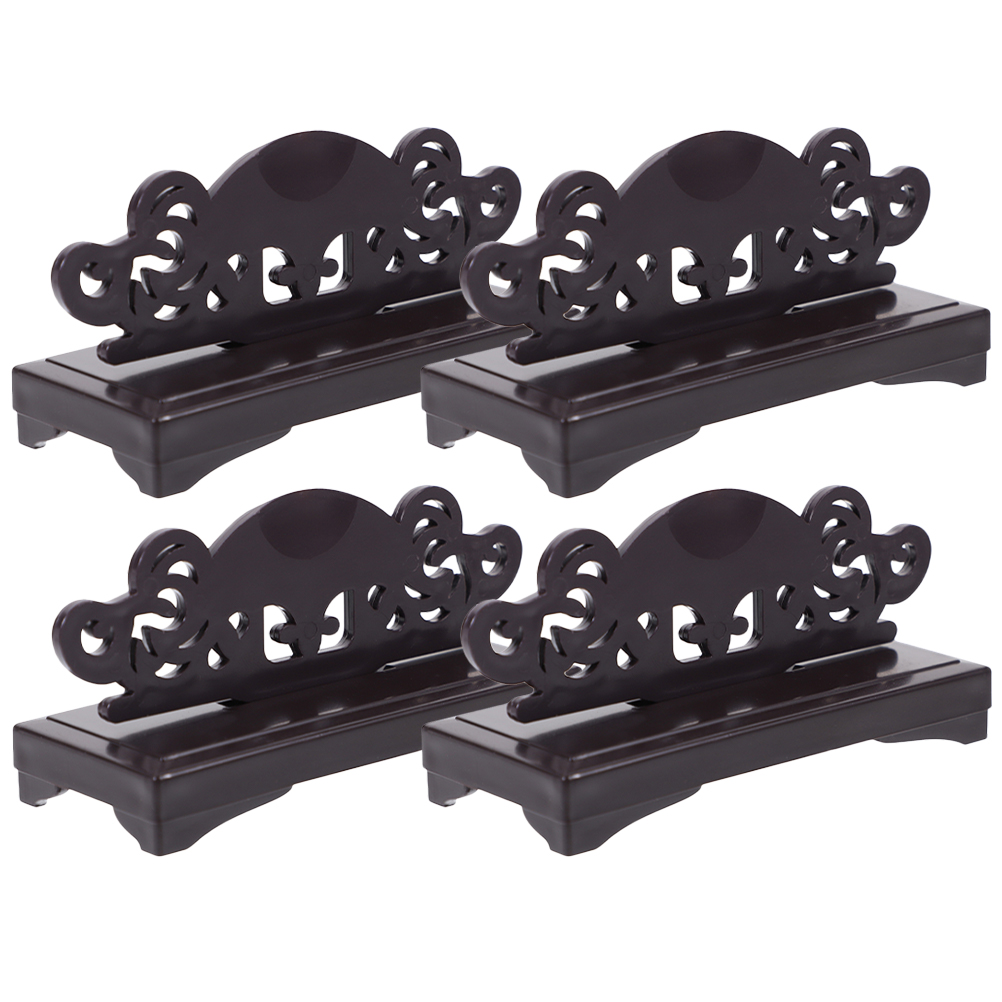 MLINS Plastic Folding Fan Display Stand for Holding Fans in Coffee ...