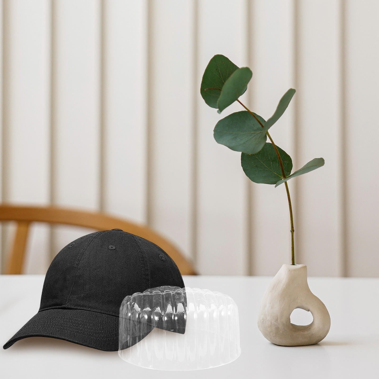 MLINS Plastic Hat Stand Clear Display Holder for Baseball Caps Inner ...