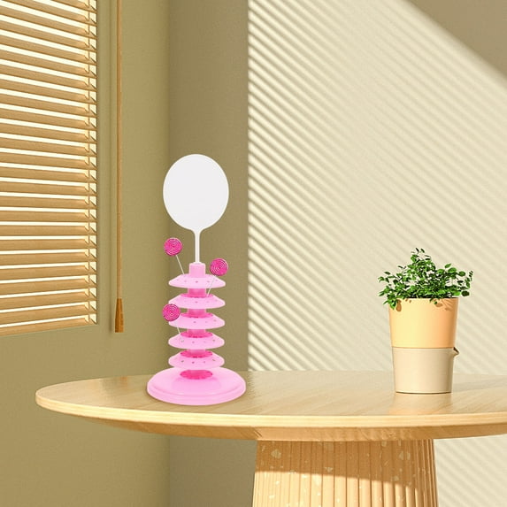MLINS Plastic Lollipop Display Rack Round Base 5-tier Lollipop Stand ...