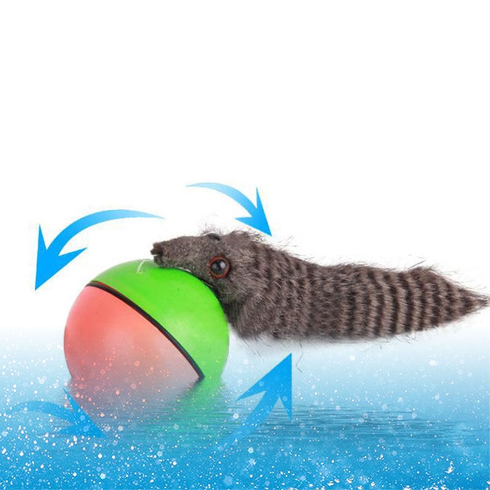 MLINS Electric Water Toys Pet Entertainment Rolling Ball Mouse ...