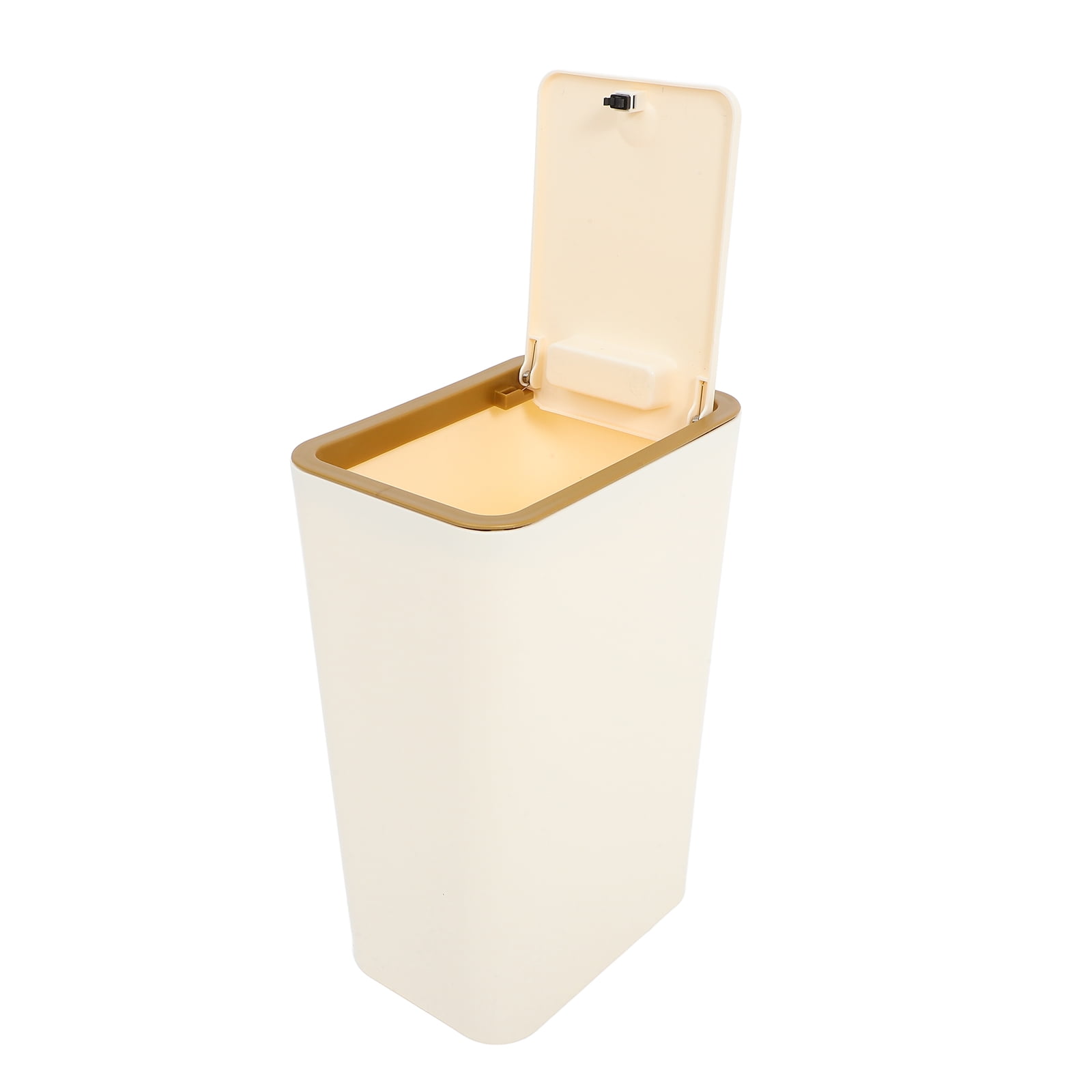 MLINS Plastic Trash Can Trash Bucket Garbage Can Large Capacity Trash ...