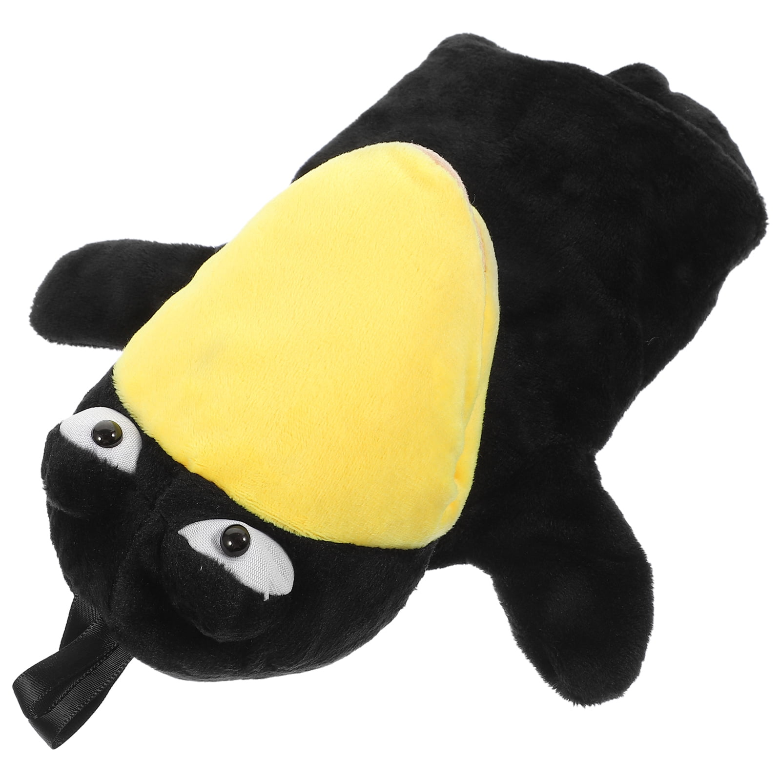 FELTECHELECTR Animal Hand Puppets Crow Shape Plush Toy Black 1Pcs 9.1X5 ...
